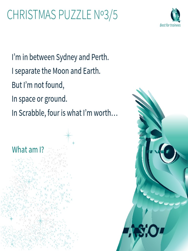 Christmas Puzzle 3 - Printable Version | PDF