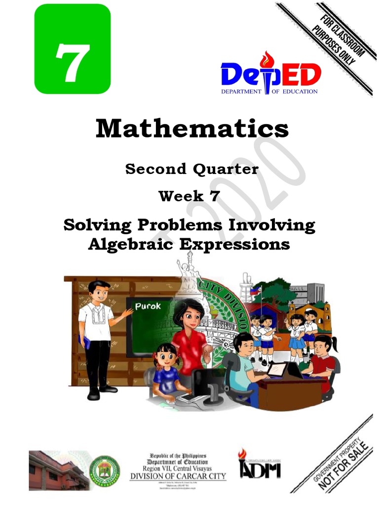 Math7 SLM Q2 W7 V1 | PDF | Polynomial | Learning
