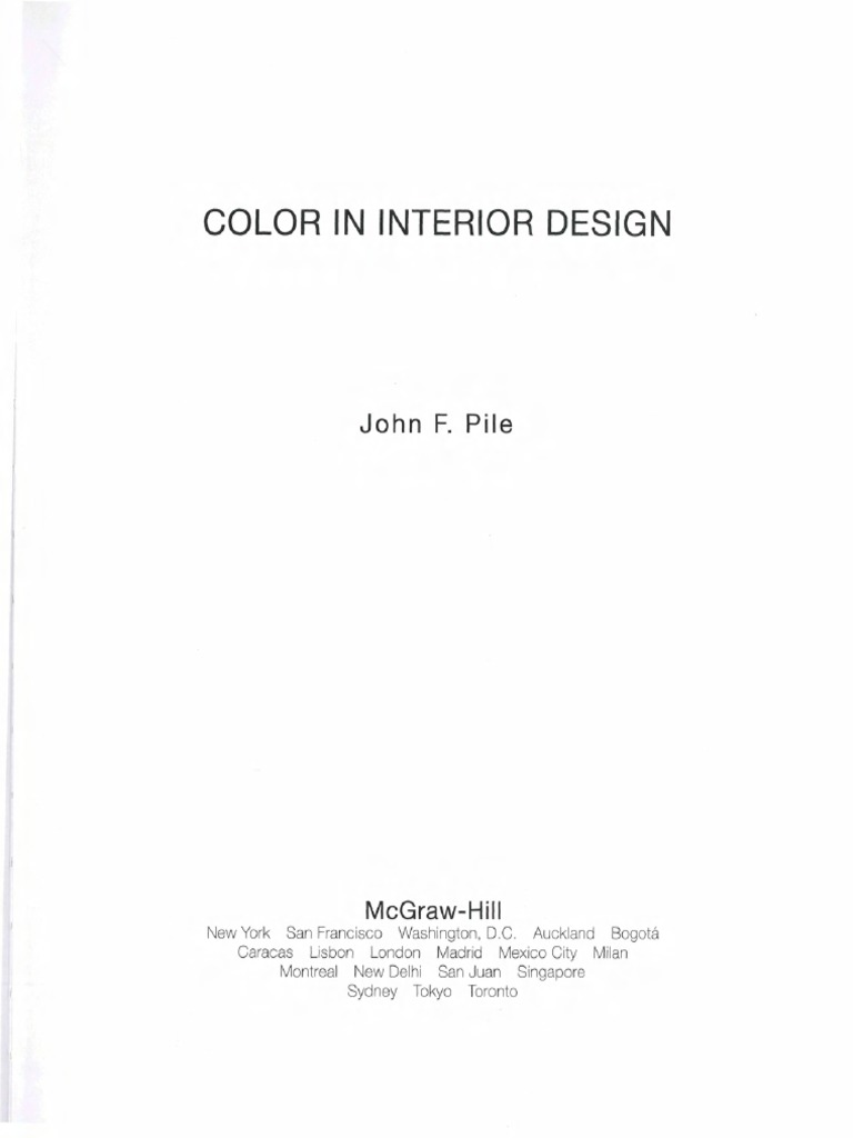 Color in Interior Design | PDF