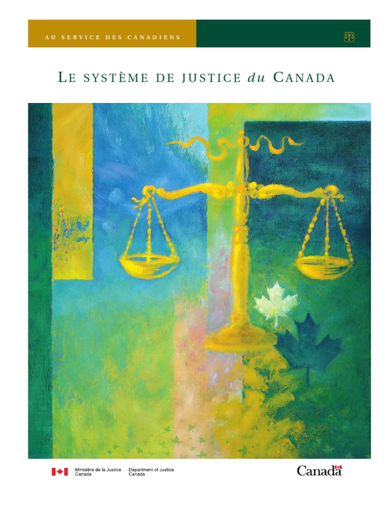 Systeme Justice Canada | PDF | Loi | Canada