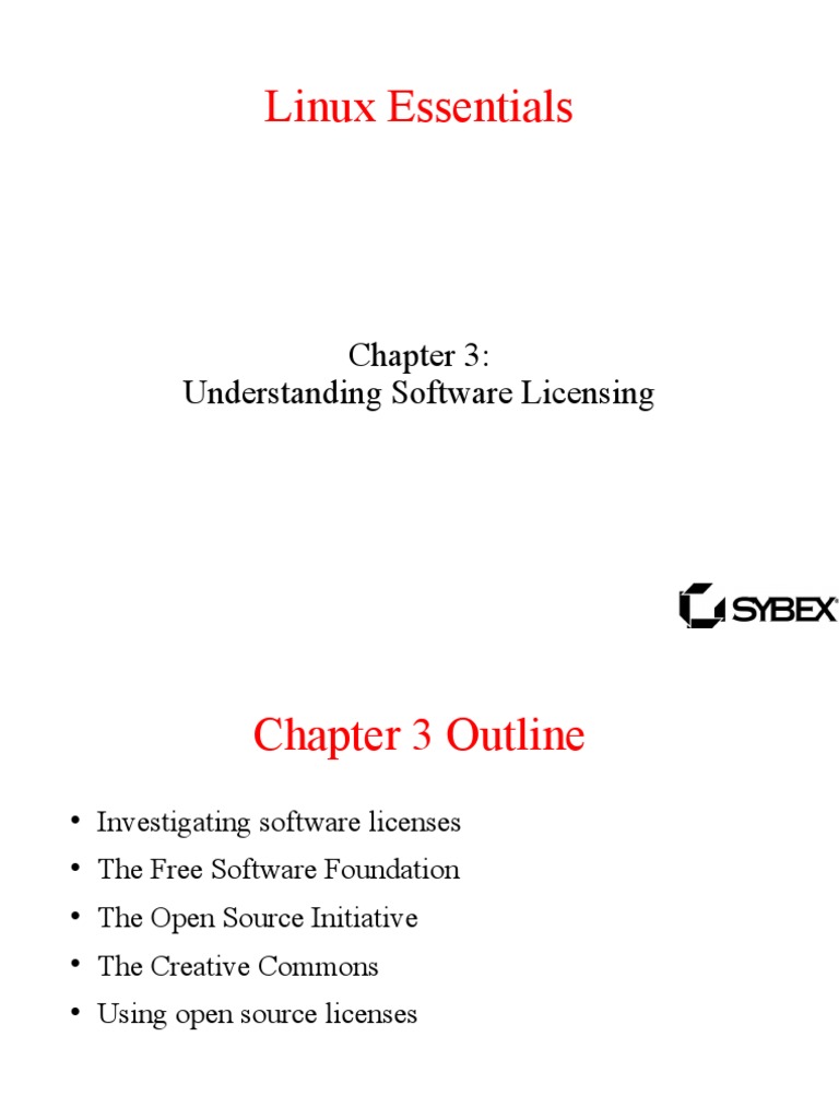 Linux Essentials: Understanding Software Licensing | PDF | Technology & Engineering