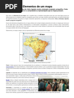 Legenda e Escala em Cartografia | PDF | Mapa | Geografia