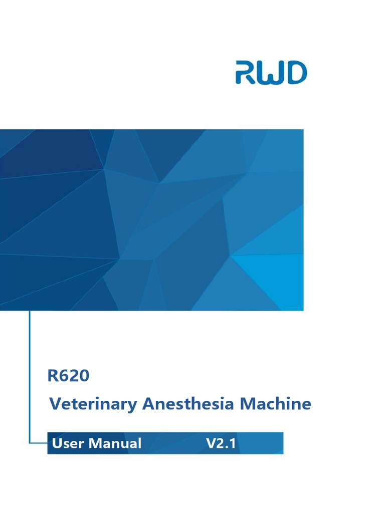 R620 Veterinary Anesthesia Machine User Manual v2.1 | PDF | Anesthesia ...