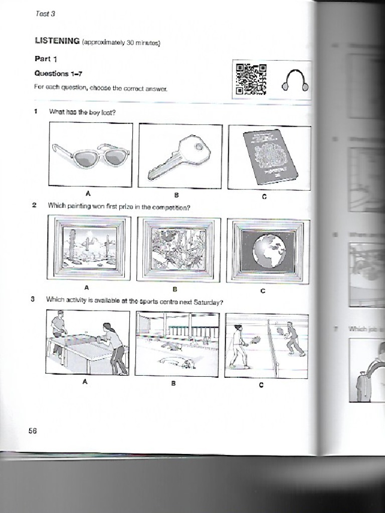 Test 3 Fs Listening | PDF