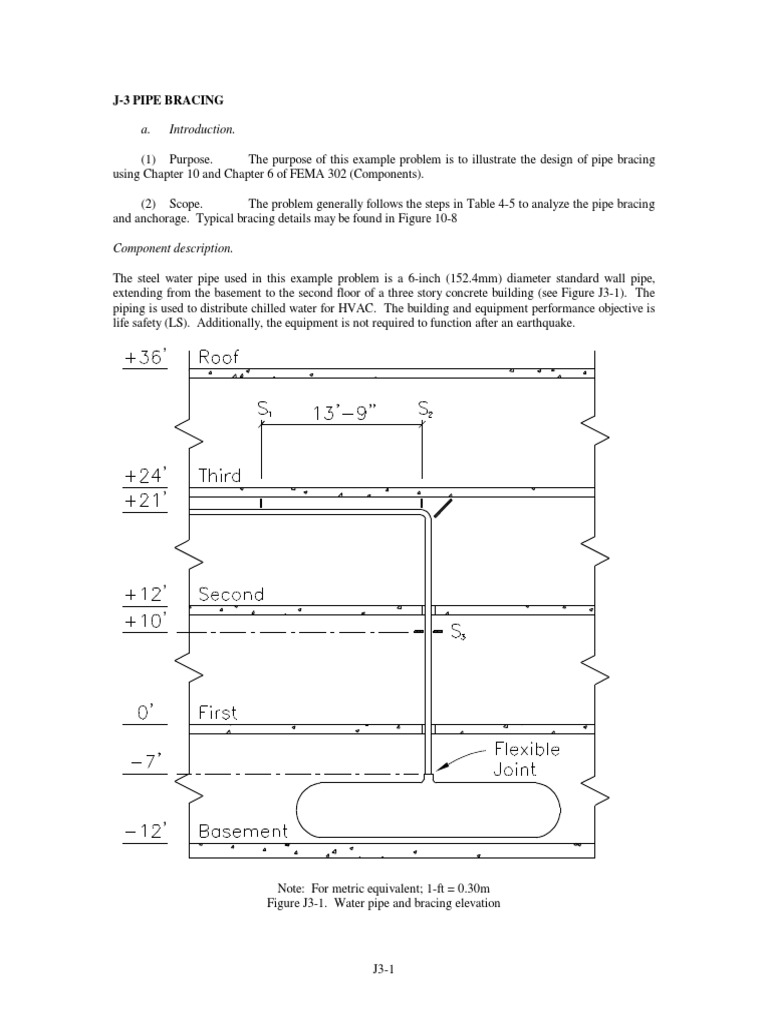 Pipe Bracing | PDF | Pipe (Fluid Conveyance) | Earthquakes