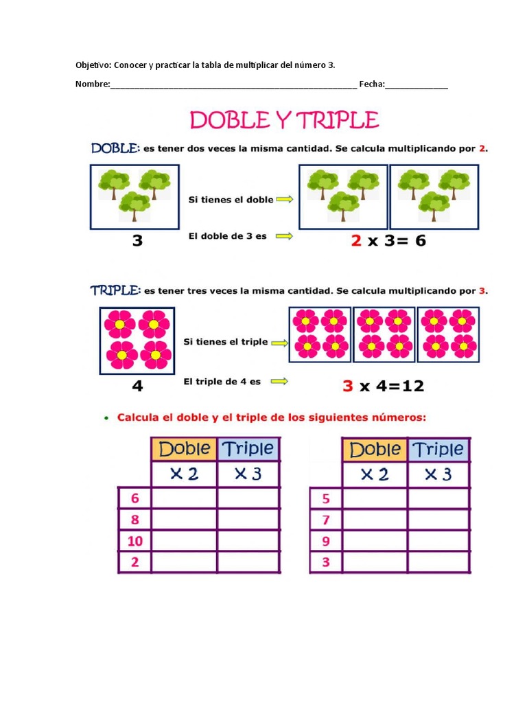 Tabla Del 3 | PDF