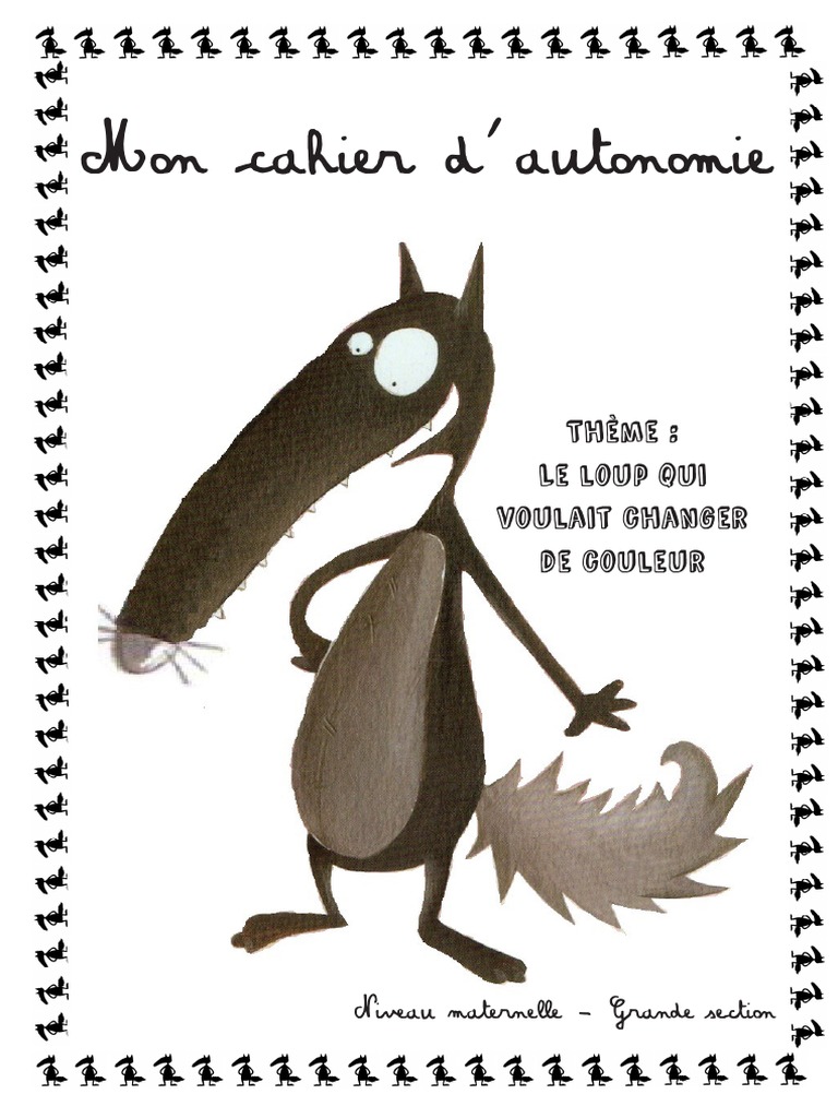 Activités autour du loup coloré GS | PDF | Couleur | Vue