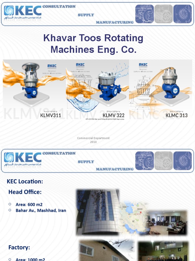 KEC Overview: Pumps & Compressors | PDF | Pump | Engineering