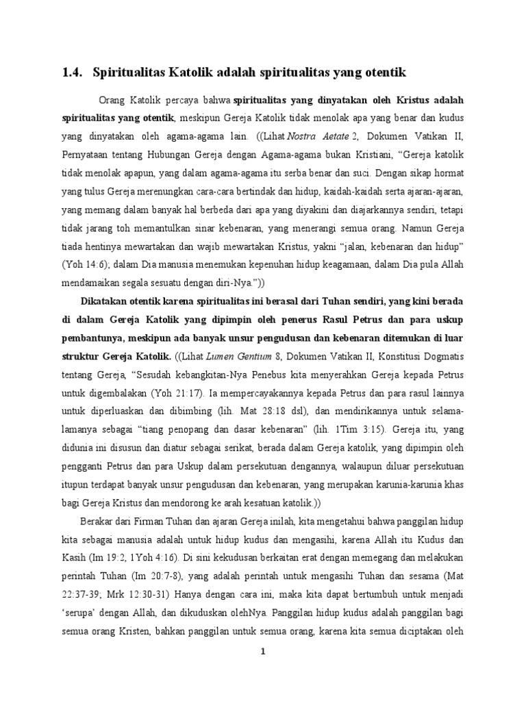 Spiritualitas ST Paulus Pert 2 | PDF