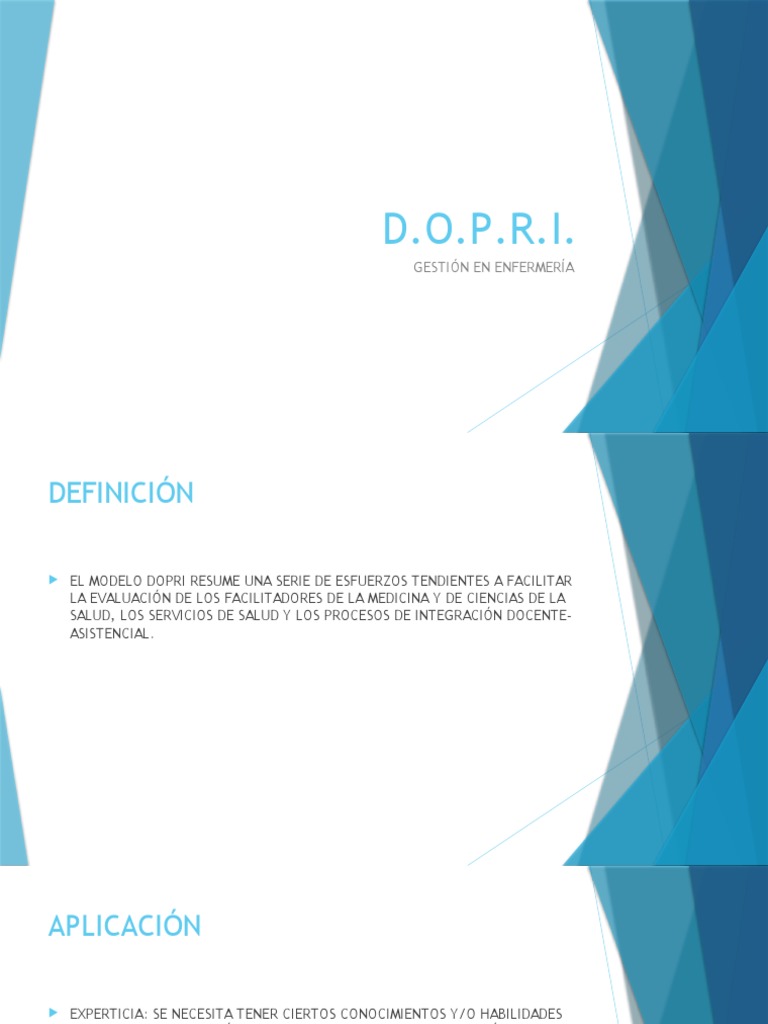 Dopri Gestión I | PDF | Gestión de recursos humanos