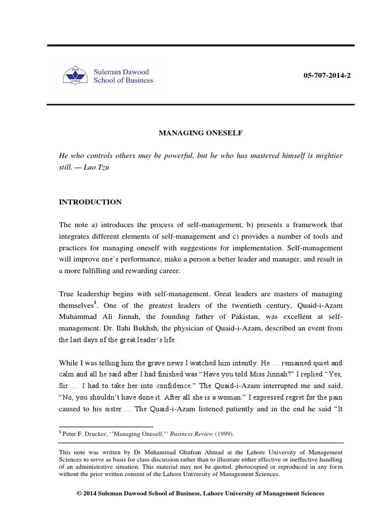 Case Stydy | PDF | Self-Management | Self Control