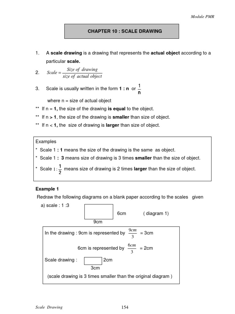 Chapter 10 Scale Drawwing | PDF | Geometric Shapes | Geometry