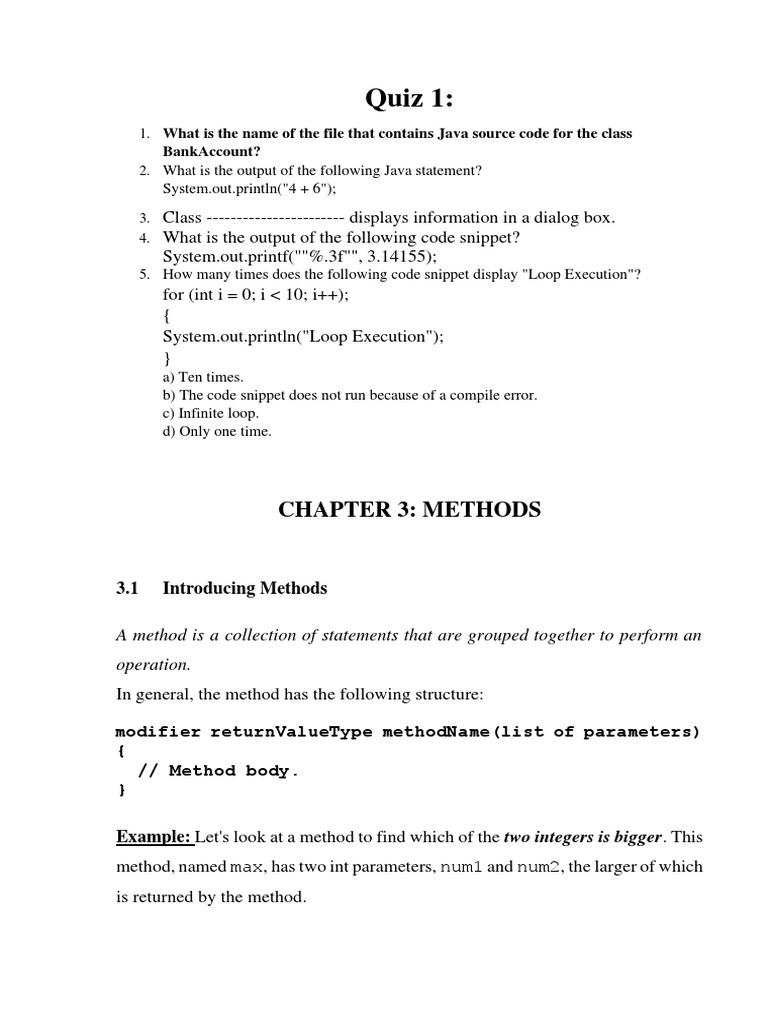 Lec 3 Download Free Pdf Method Computer Programming Parameter Computer Programming