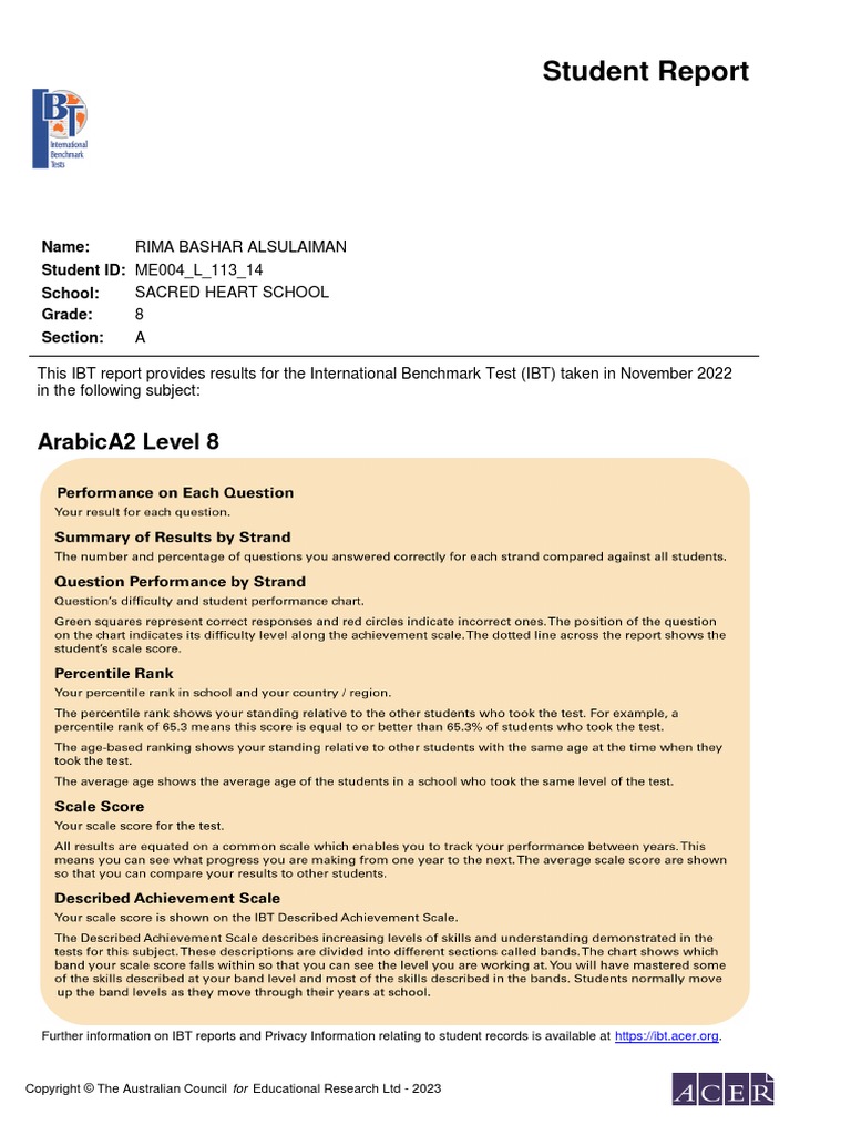 IBT2022 Student Report | PDF