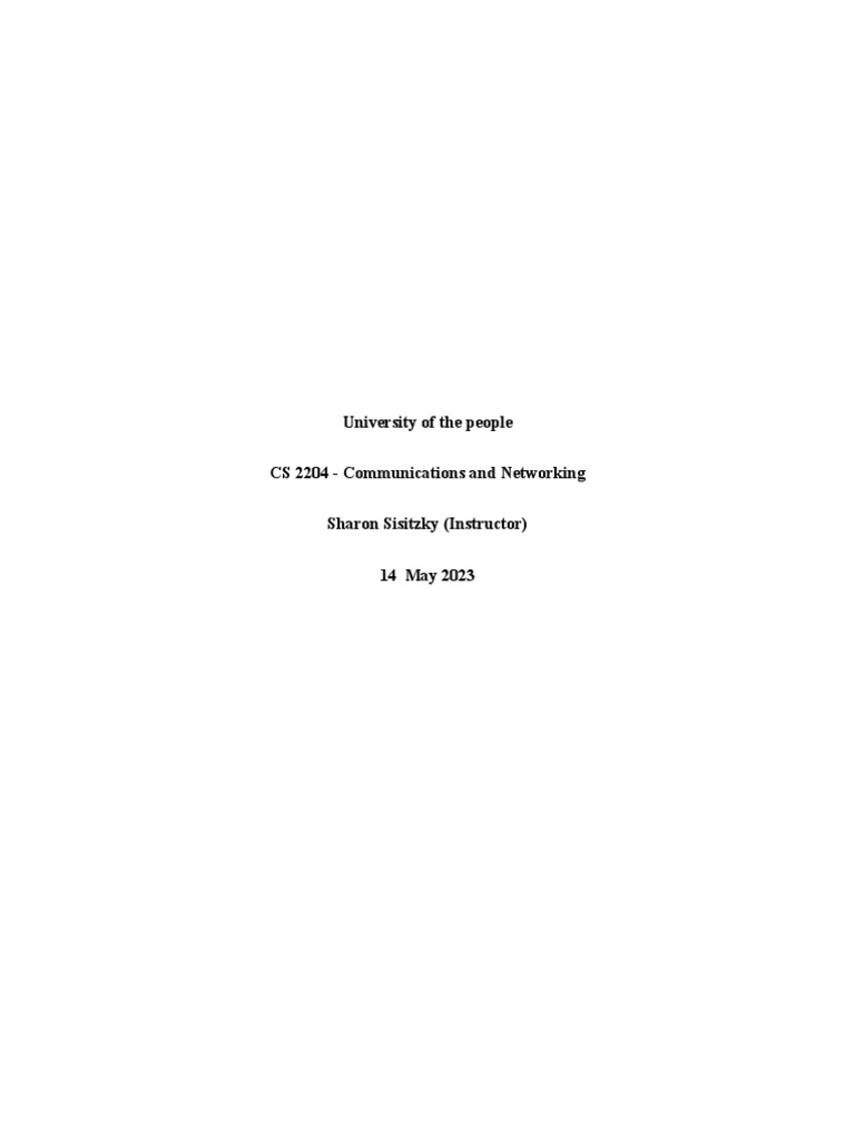 Written Assignment Unit 6 Comm | PDF Written Assignment Unit 6 Comm | PDF
