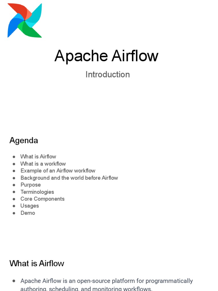 Intro To Apache Airflow | PDF | Systems Engineering | Information ...
