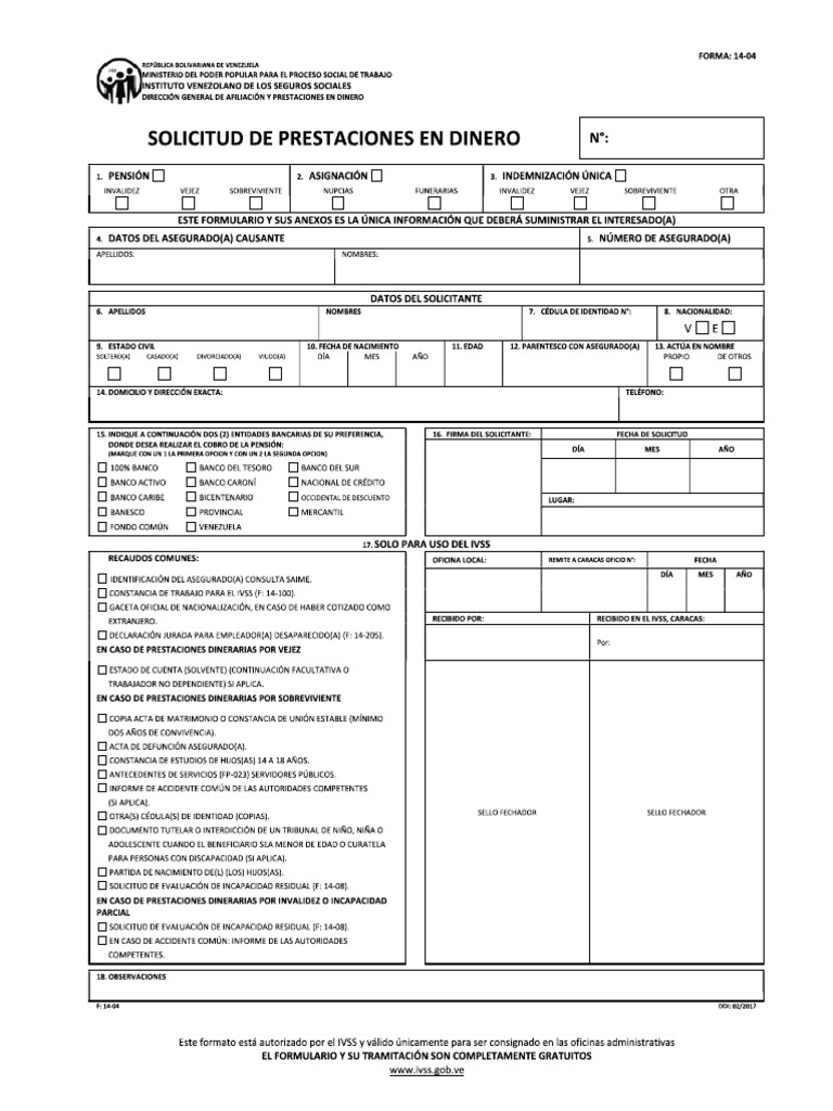 Forma1404 Ivss | PDF