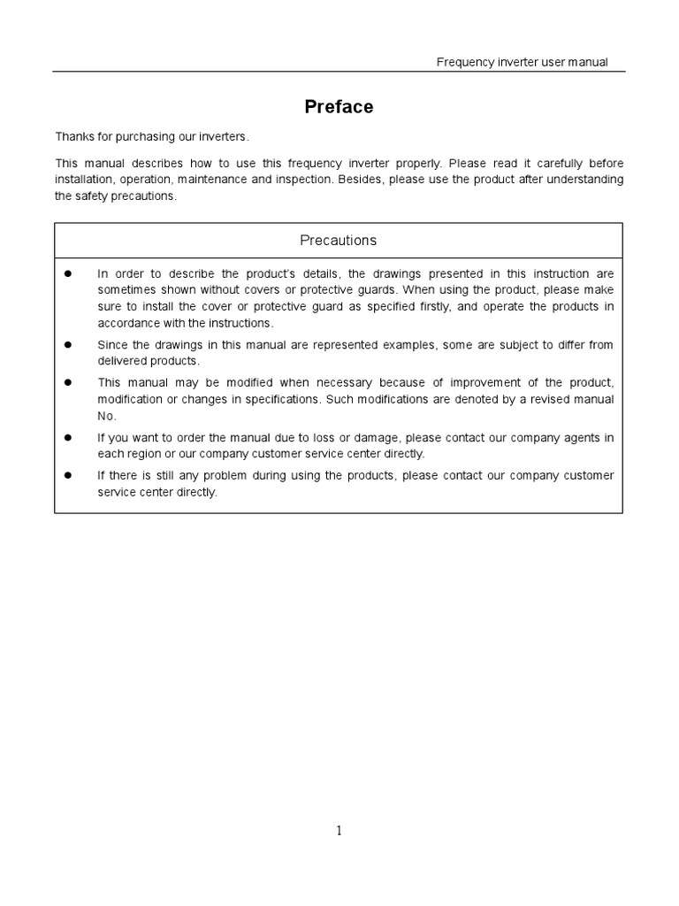 SC500-S Series VFD Manual V1.3 | PDF | Power Inverter | Electric Motor