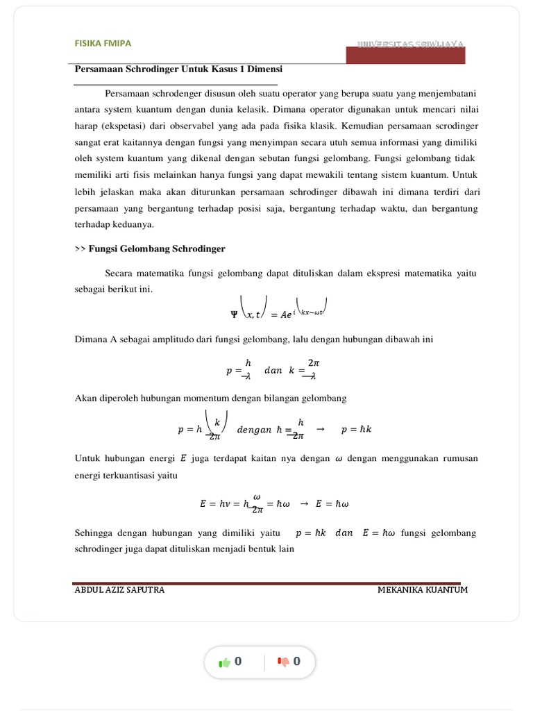 Mekanika Kuantum Compress | PDF