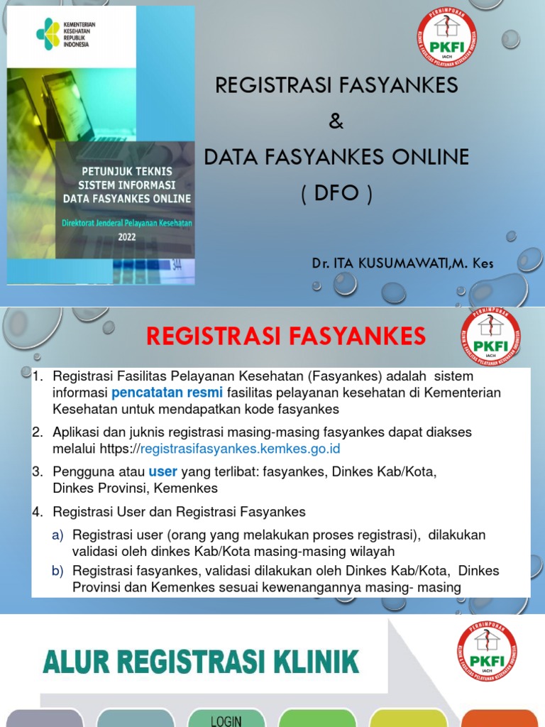 Dr. Ita - Registrasi Fasyankes & DFO | PDF | Bisnis | Komputer