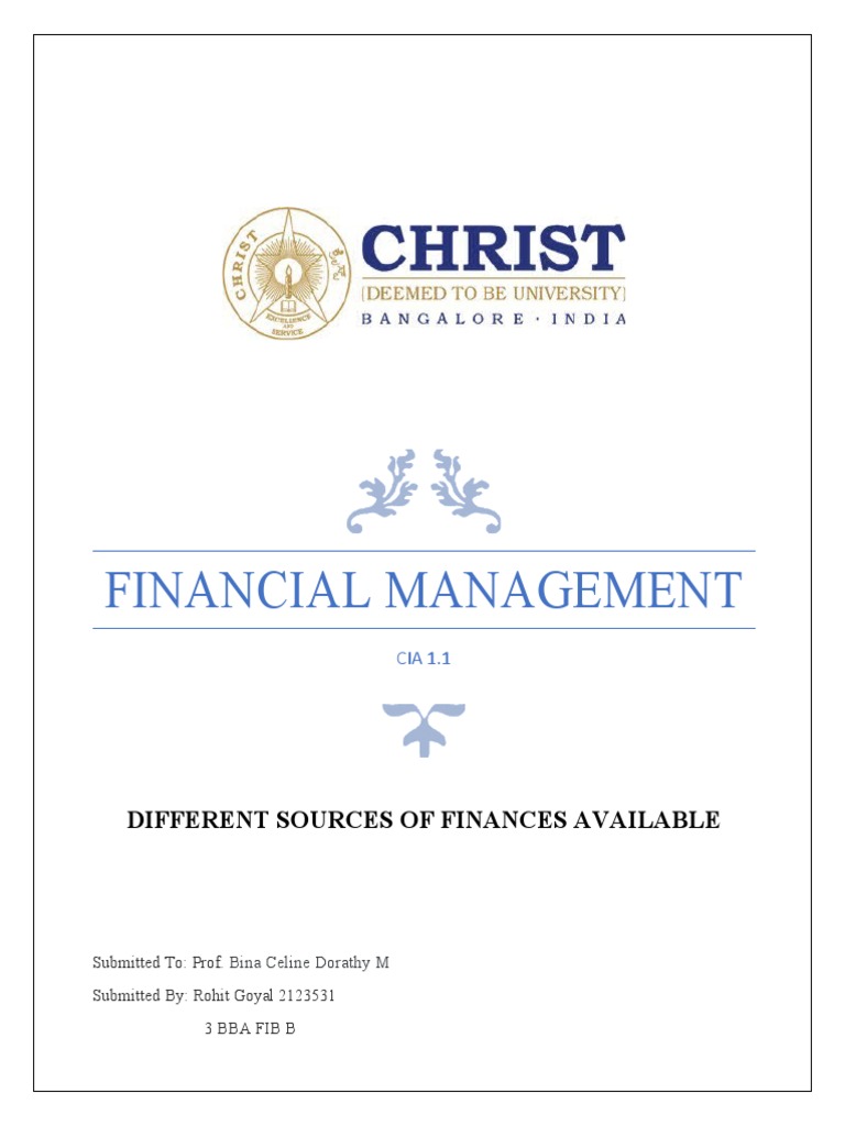 FM Cia 1.1 New | PDF | Loans | Dividend