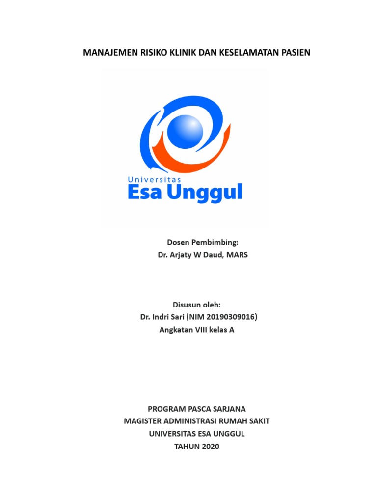 #1. Studi Kasus Risk Grading Matrix Assessment#Dr - Indri Sari# | PDF ...