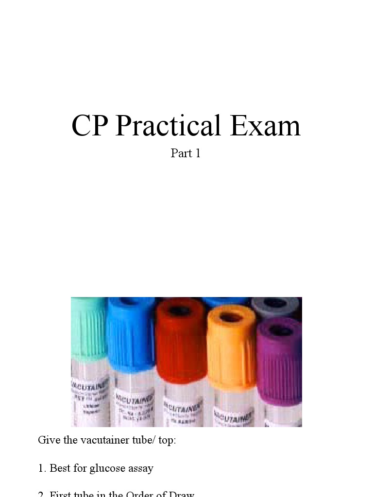 CP Practicals 1 | PDF | Hepatitis | Blood Type