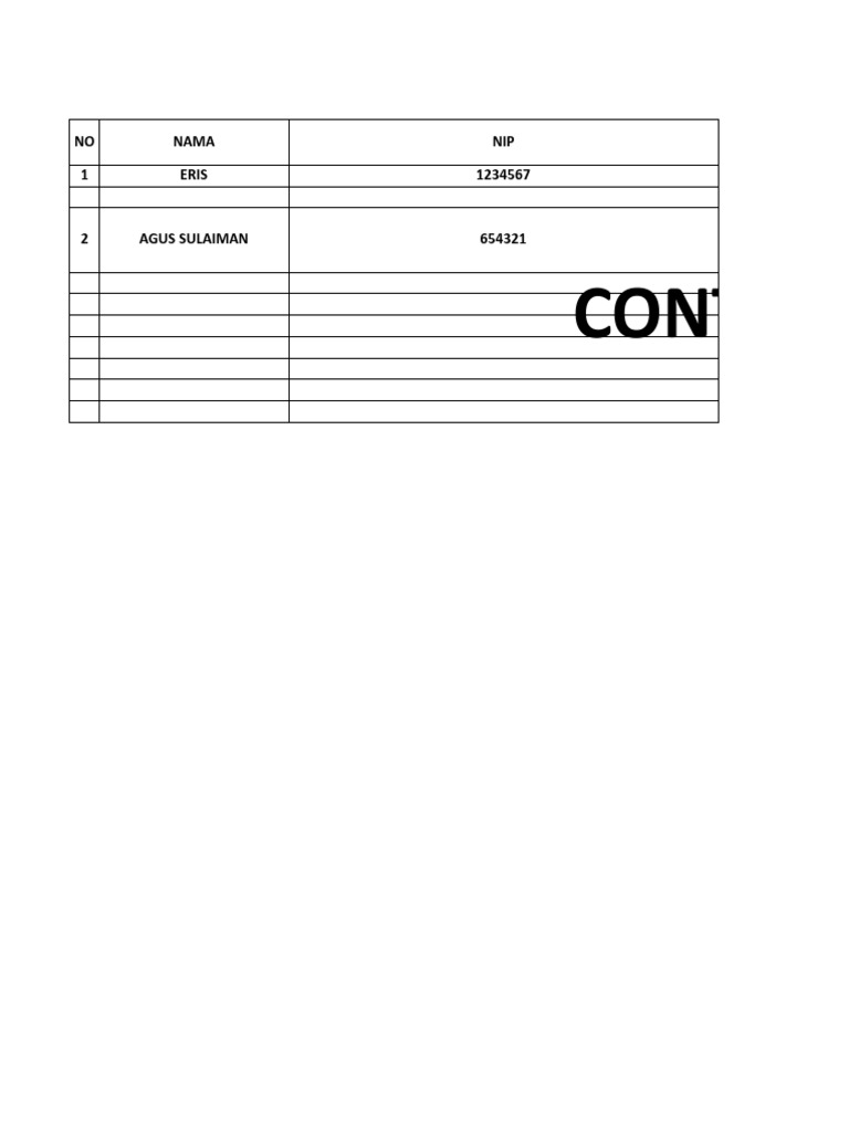 Format Pembatalan Validasi | PDF