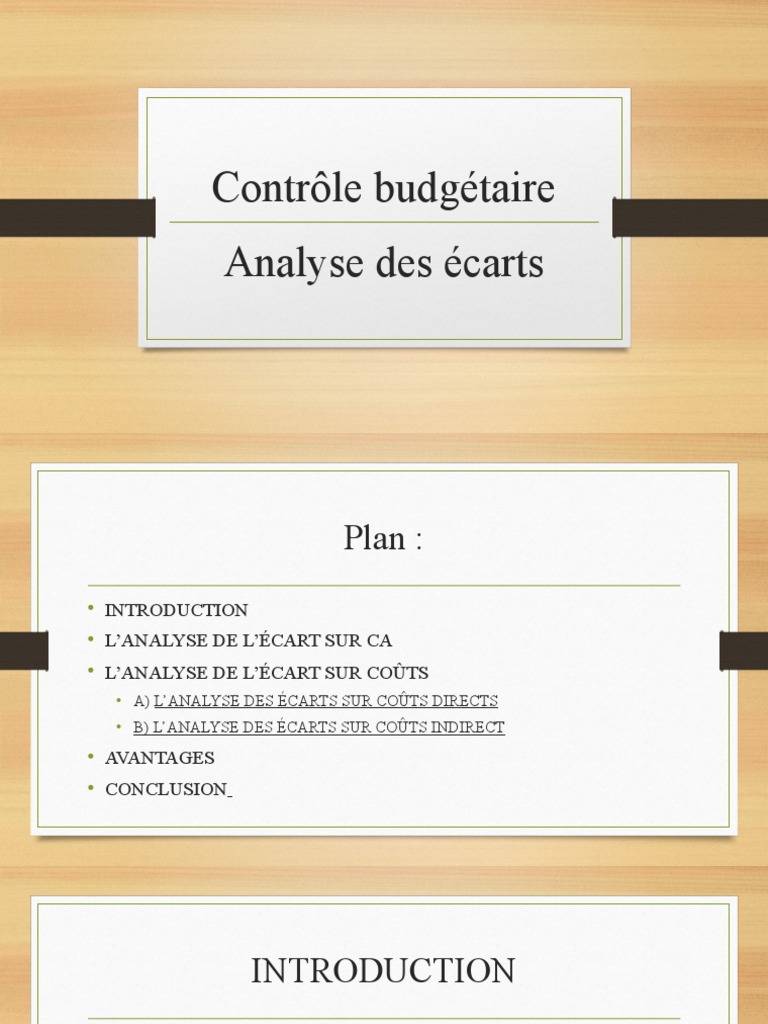 Controle Budgétaire | PDF | Budget