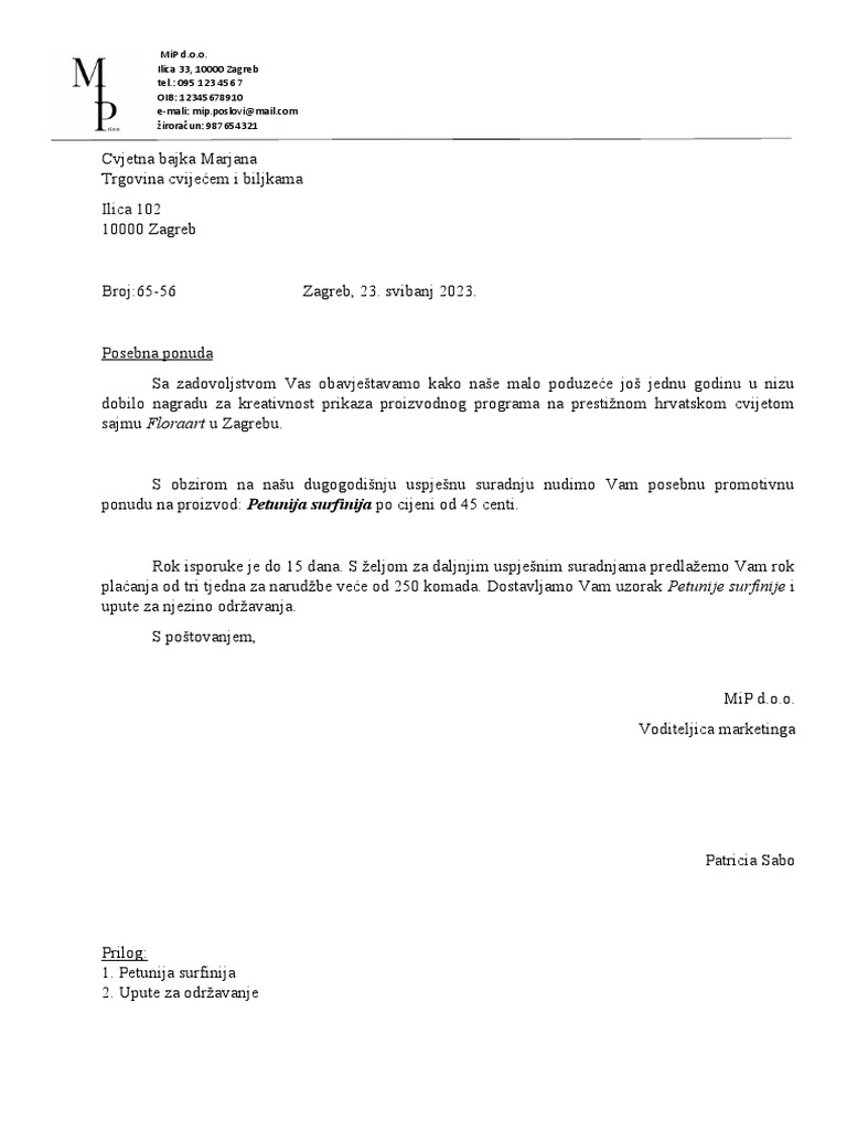 Posebna Ponuda | PDF