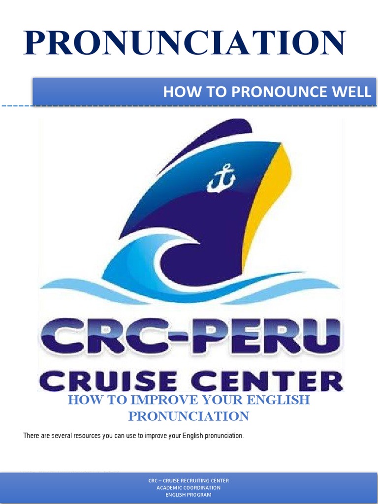 Pronunciation Workshop Booklet | PDF | Stress (Linguistics) | English ...