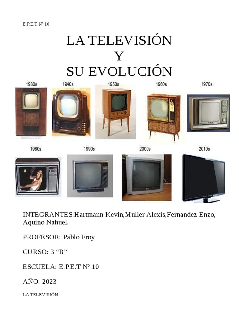 Evolución de la Televisión: 1884-2021 | PDF | Televisión | Control remoto
