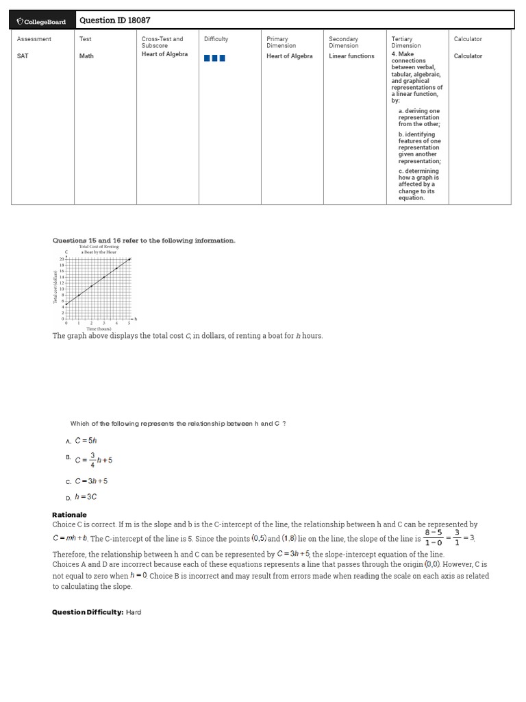 Hard Maths Questions SAT | PDF | Triangle | Trigonometry