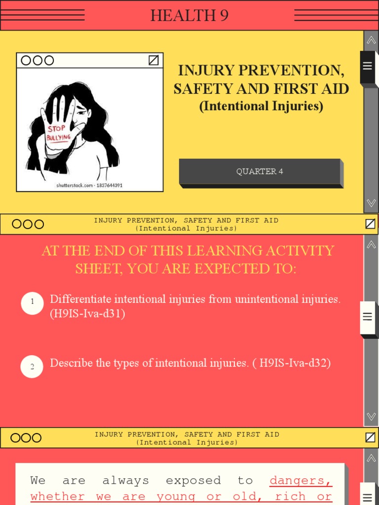 Intentional Injuries Commonly Interact | PDF | Bullying | Sexual Intercourse