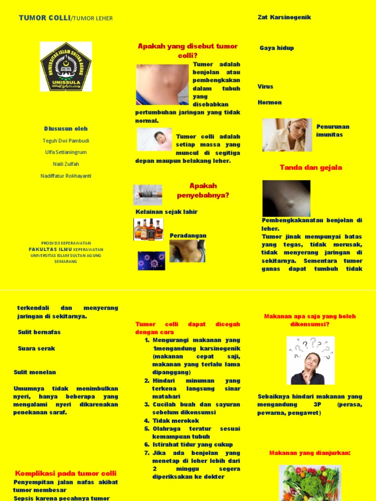 Tumor Colli Leaflet | PDF
