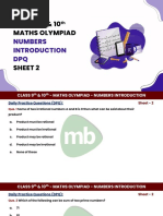 DPQ Sheet - 1 Maths Olympiad Factor Theory | PDF