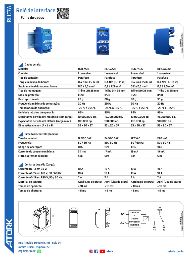RL1C7A - Folha de Dados | PDF | Quantidades físicas | Eletromagnetismo