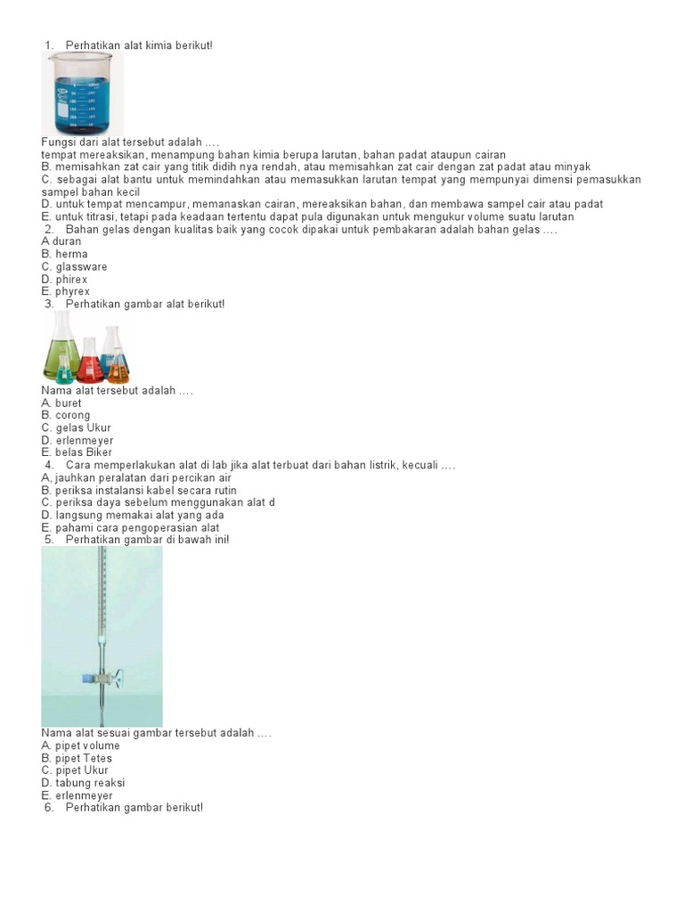 Bank Soal DAPHP ALAT LAB | PDF