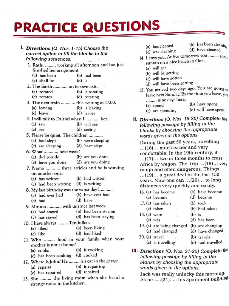 Practice Question | PDF