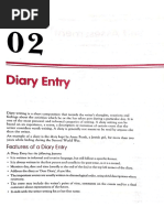 Diary Entry Format and Examples | PDF | Diary | Experience