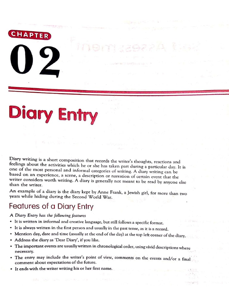 Diary Entry | PDF