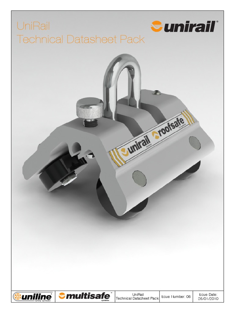 Unirail Technical Datasheet Pack | PDF | Screw | Iso 9000