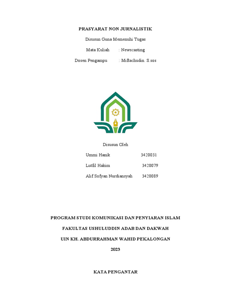 TEKNIK REPORTASE TELEVISI | PDF