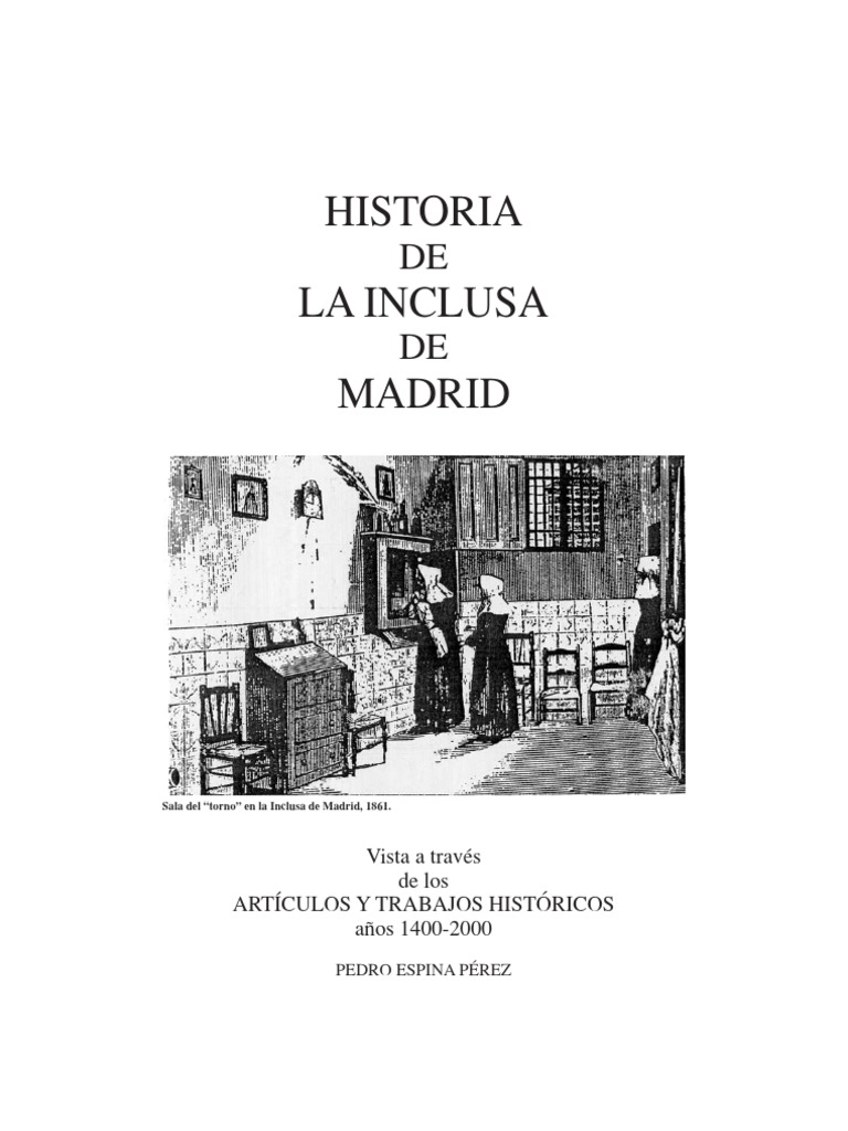 historia-de-la-inclusa-de-madrid--0 | PDF | Madrid