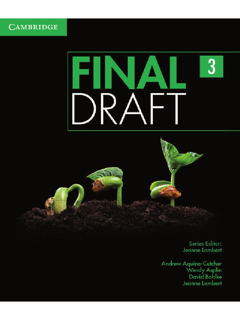 Final Draft SB L3 | PDF | Essays | Off The Grid