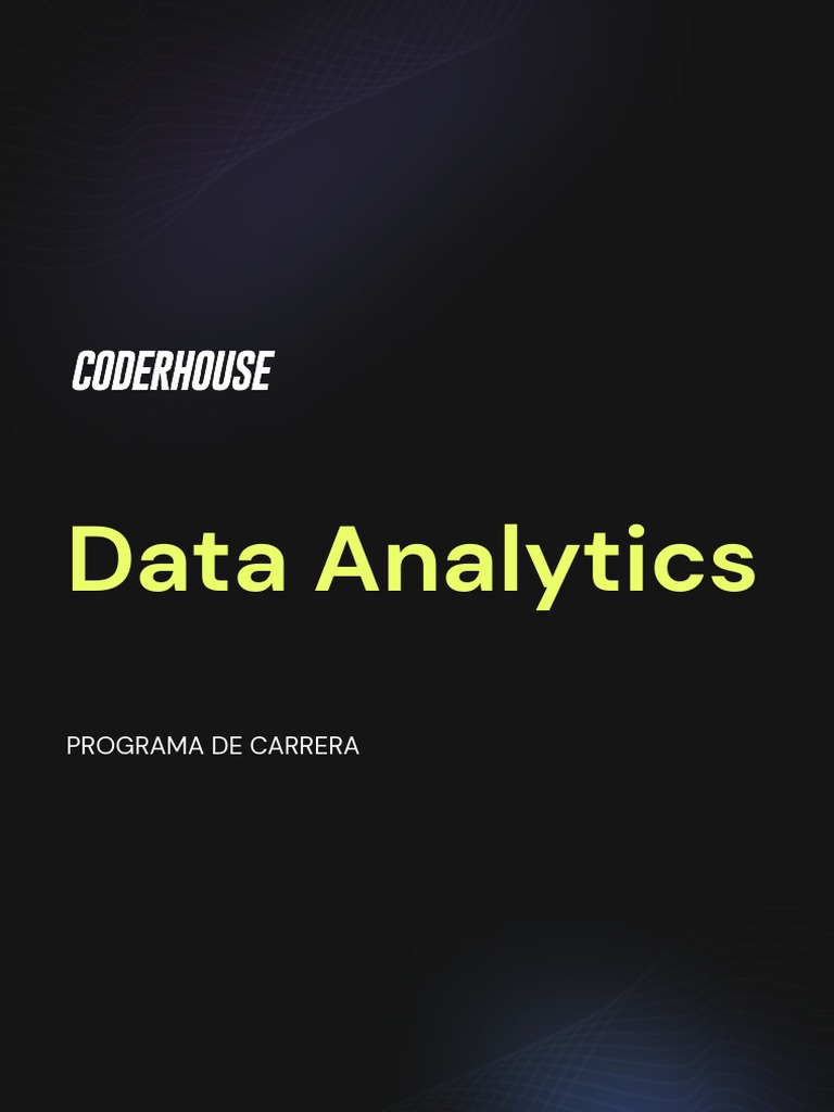Carrera de Data Analytics | PDF | Microsoft Excel | Microsoft