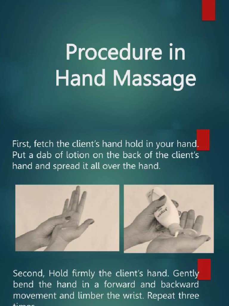 Grade 8 Hand Massage | PDF