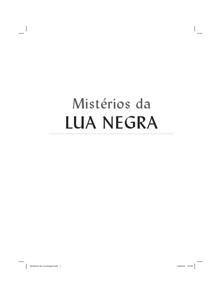 Mistérios Da: Lua Negra | PDF | Lua | Sol