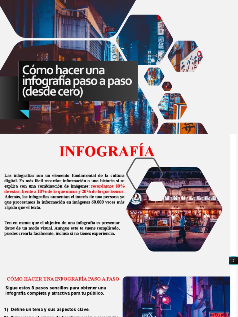 Cómo Hacer Una Infografía Paso A Paso | PDF | Información | Infografia