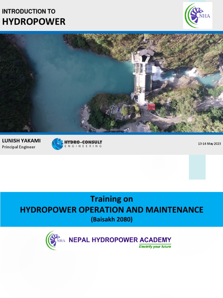 Introduction To Hydropower | PDF | Hydropower | Hydroelectricity